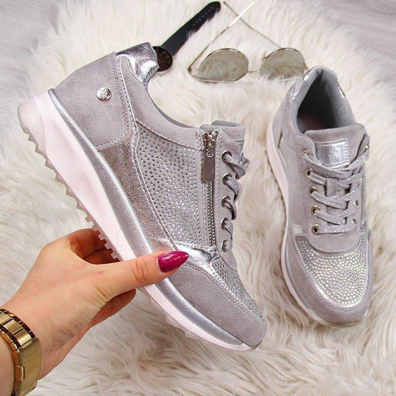 Jill&Jo - Stijlvolle sneakers met ritssluiting – Diana's Jewels